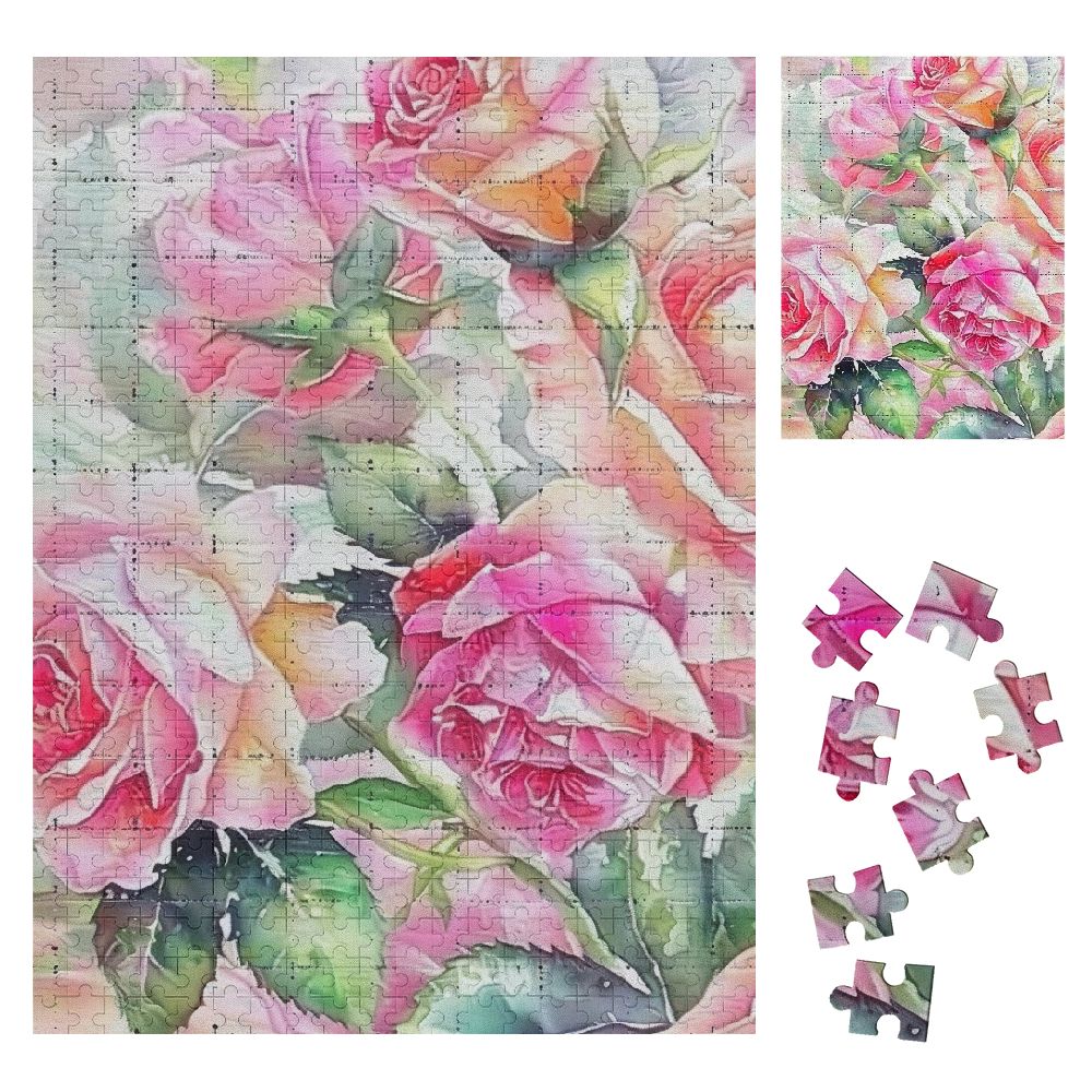 EastSmooth Roses Butterfly Watercolor Painting Vertical Impossible ...