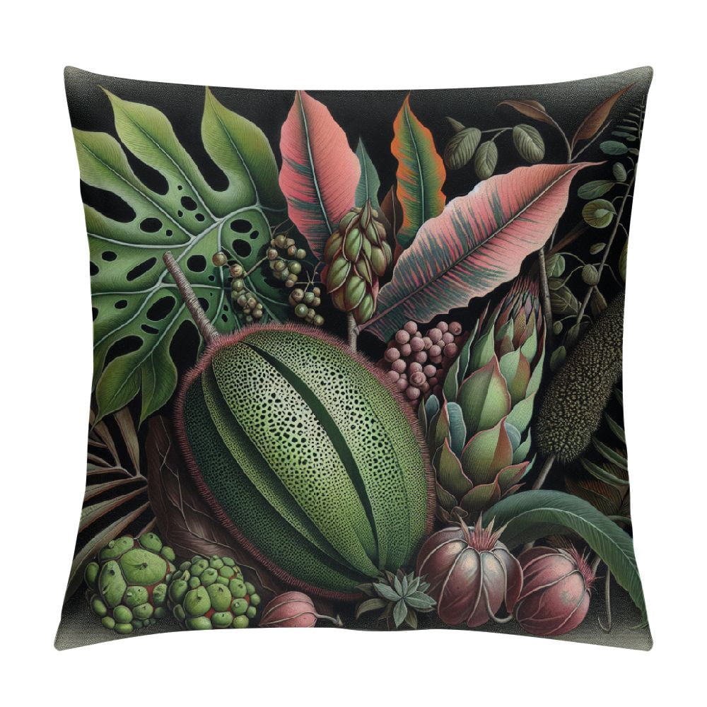 QCPP Set of 4 Cactus Plant Decorative Throw Pillow Covers Square ...