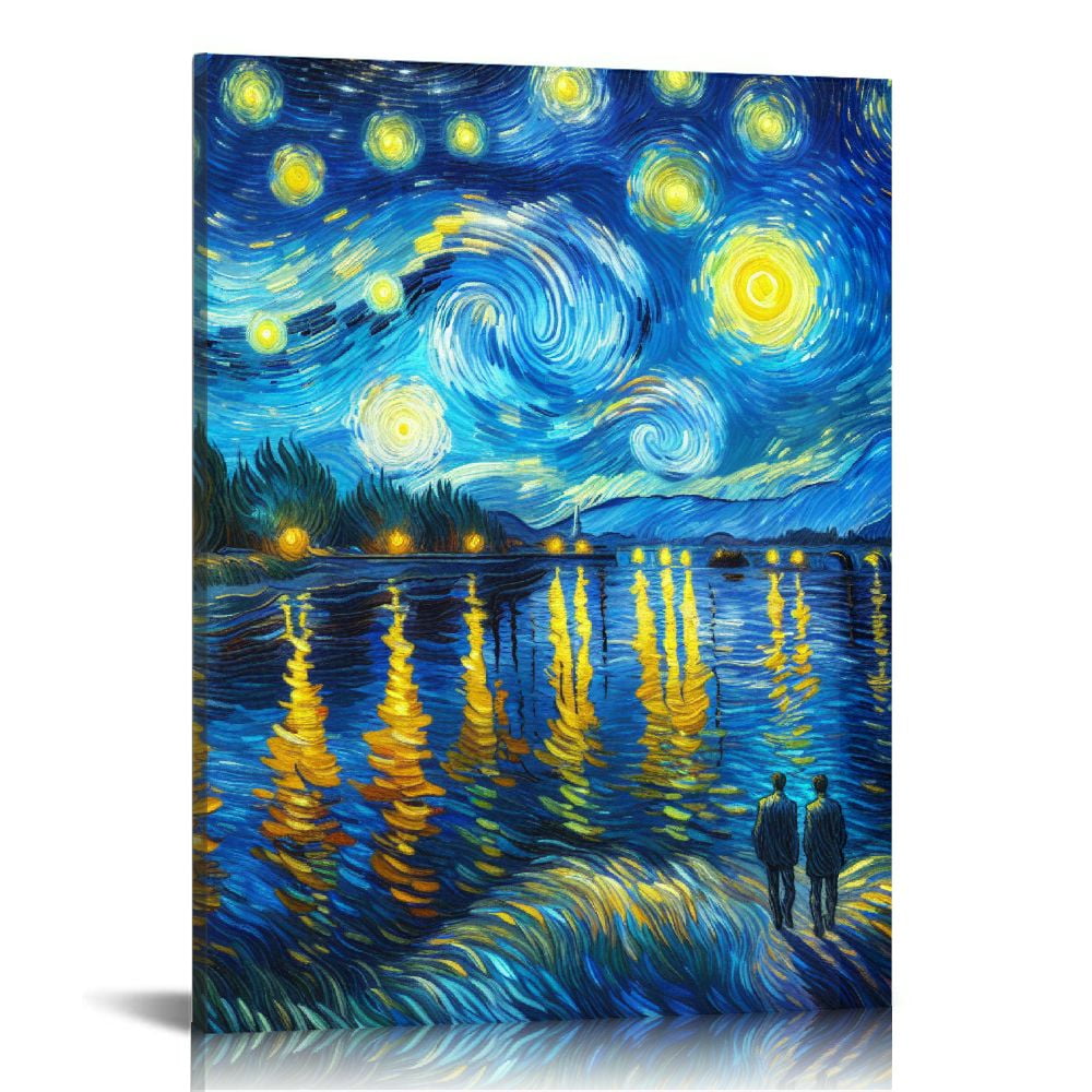 EastSmooth Starry Night Over the Rhone by Van Gogh Famous Reproduction ...