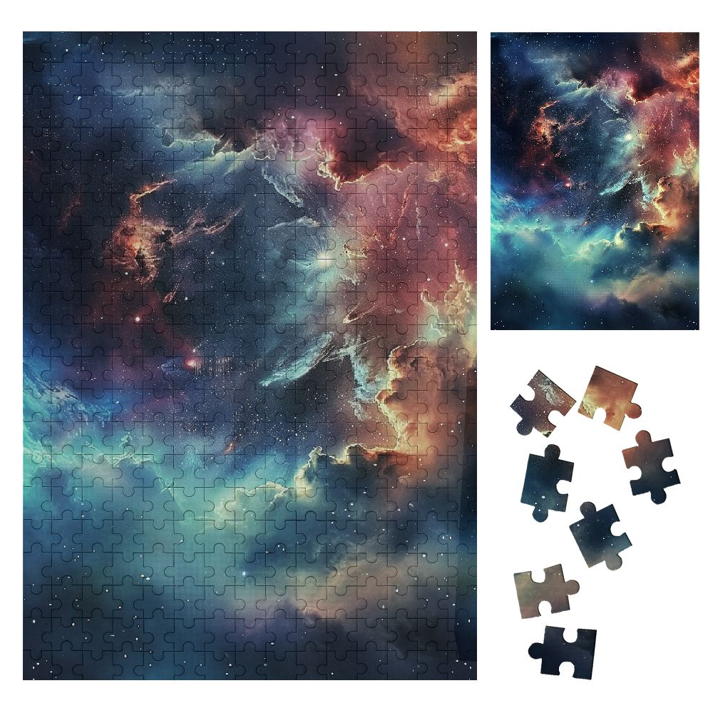 EastSmooth Stars Clouds Space Wooden Vertical Puzzle for Adults and ...