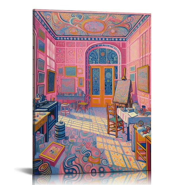 EastSmooth The Pink Studio Matisse Wall Art - Expressionist Art Prints - Henri Matisse Poster ...