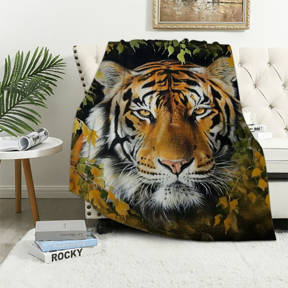 EastSmooth Tiger Blanket Tiger Gifts for Girls Boys Tiger Throw Blanket ...