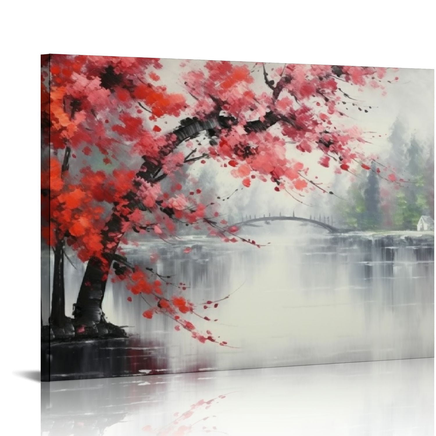 EastSmooth Traditional Chinese Painting Painted Plum Blossom Canvas ...