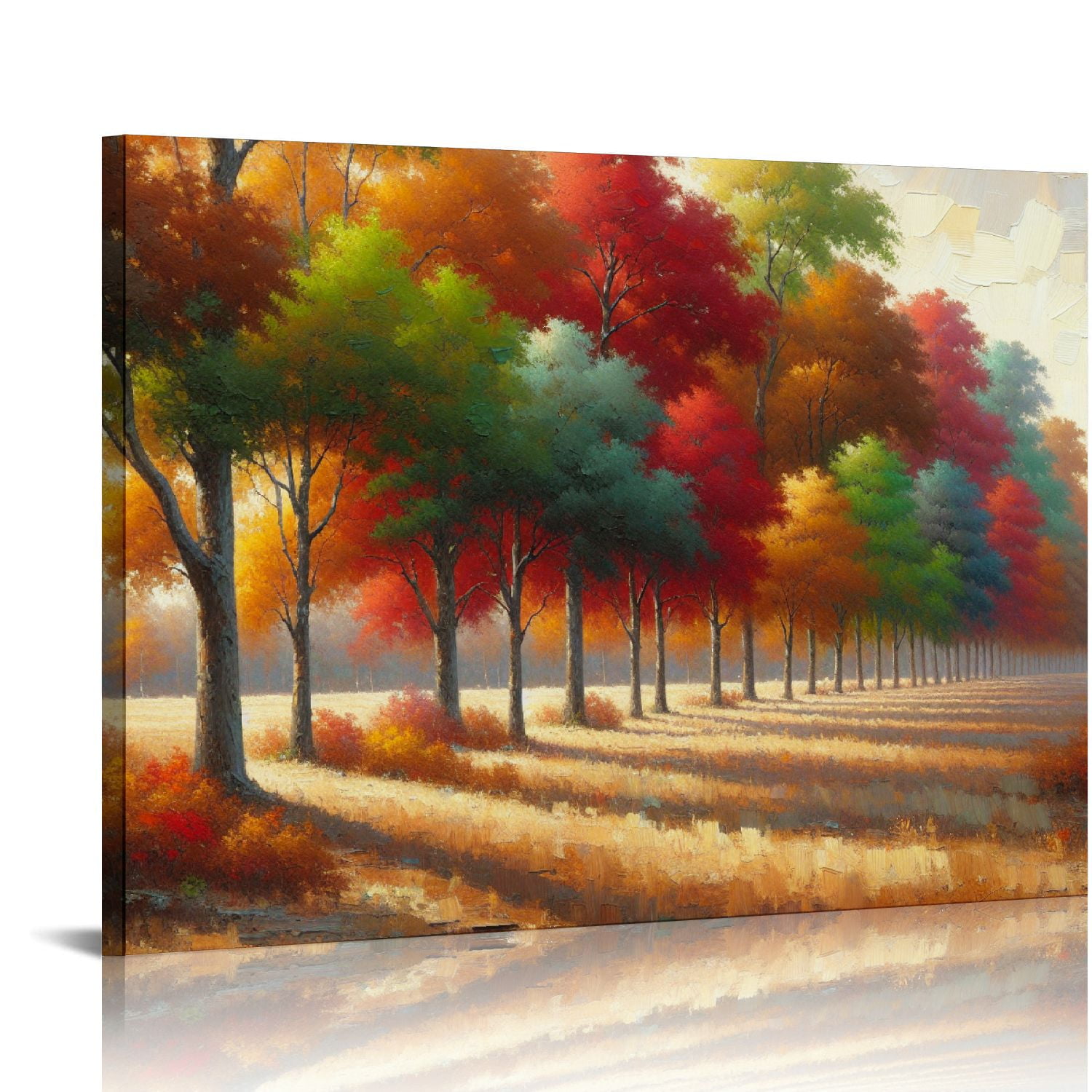 EastSmooth Tree Canvas Prints Wall Art for Home Decor, Large Colorful ...