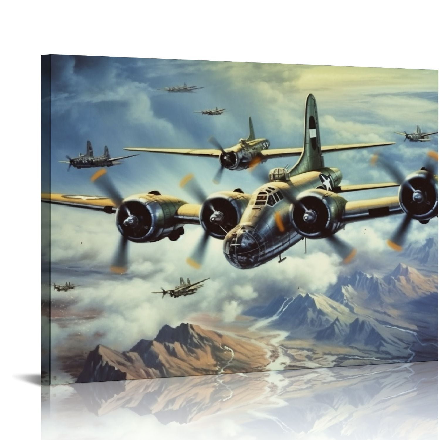 EastSmooth WWII Vintage Military Aircraft, War Thunder Aircraft Art ...