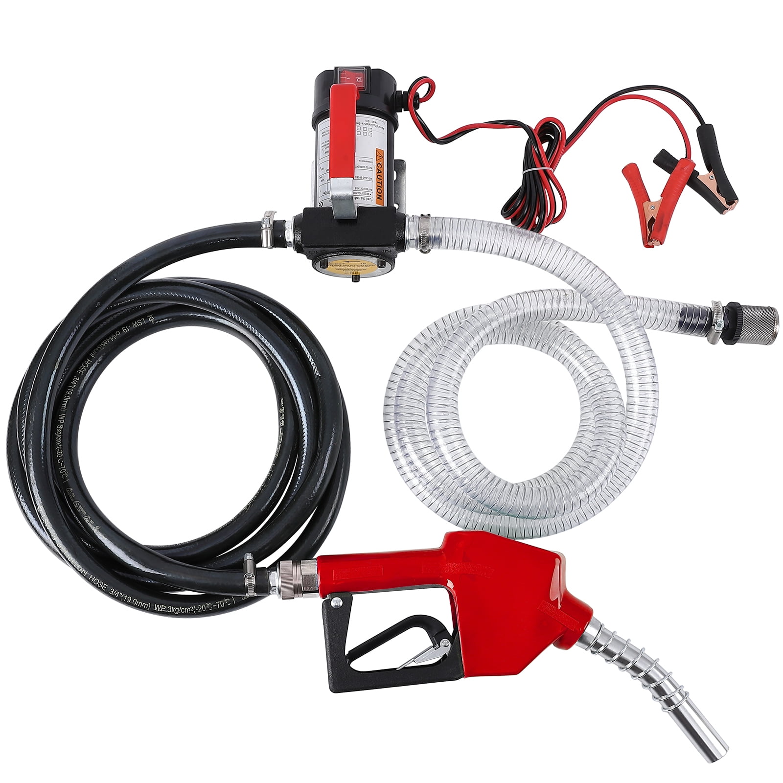 EastVita 12 Volt Fuel Transfer Pump Kit,10GPM/40LPM Portable Electric ...
