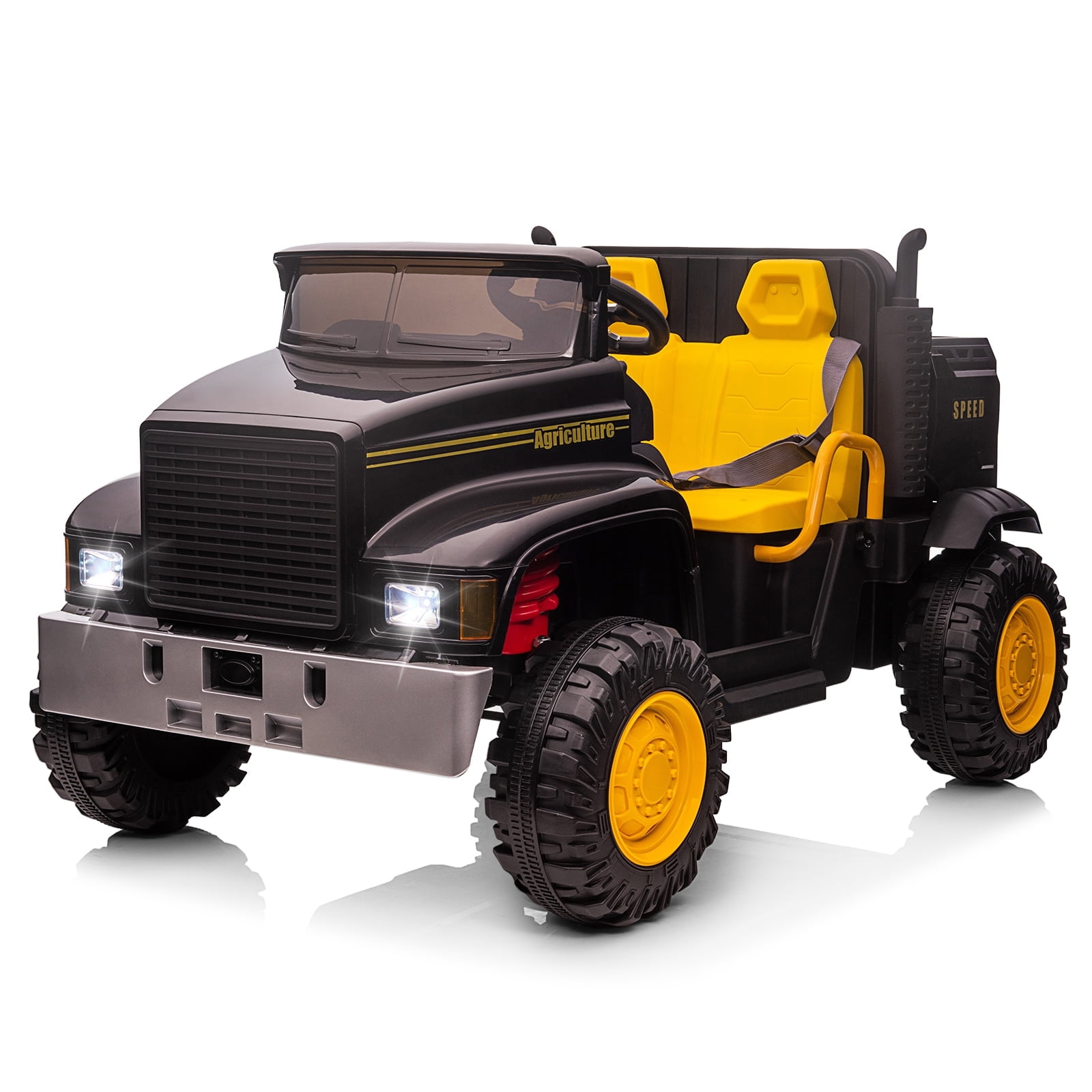 EastVita 12V 7AH *2 Ride on Car four-Wheel Drive Ride on Truck UTV ...