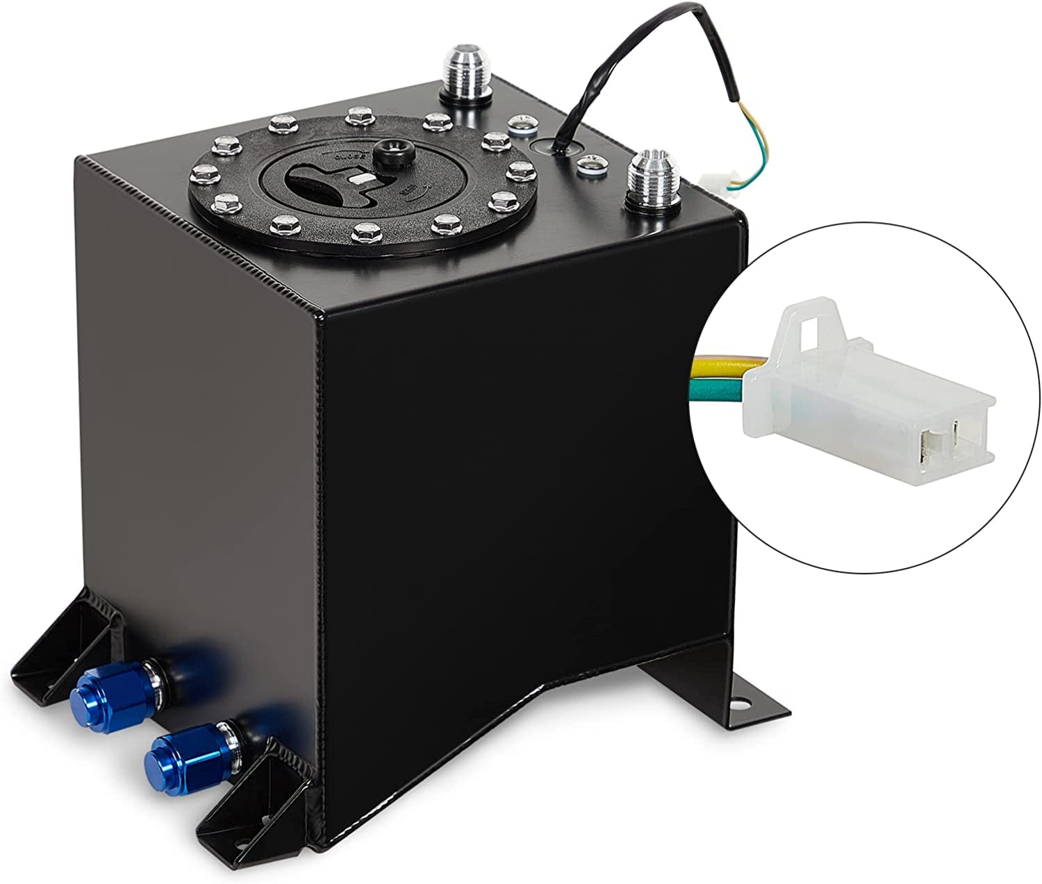 EastVita 2.5 Gallon Universal Fuel Cell Drift Strip Gas Tank& Level ...