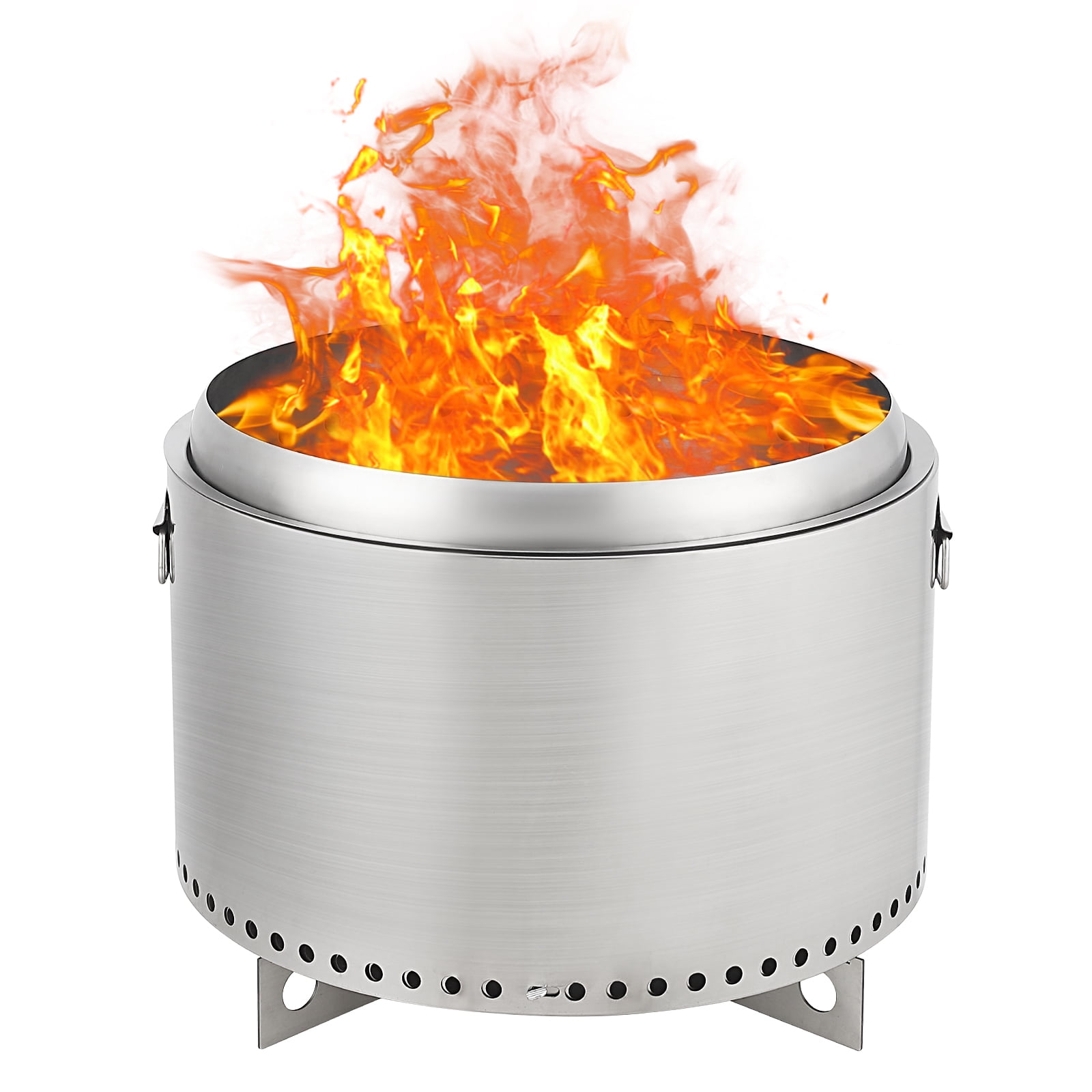 EastVita 20.5" Smokeless Fire Pit with Air Switch, Wood Burning ...