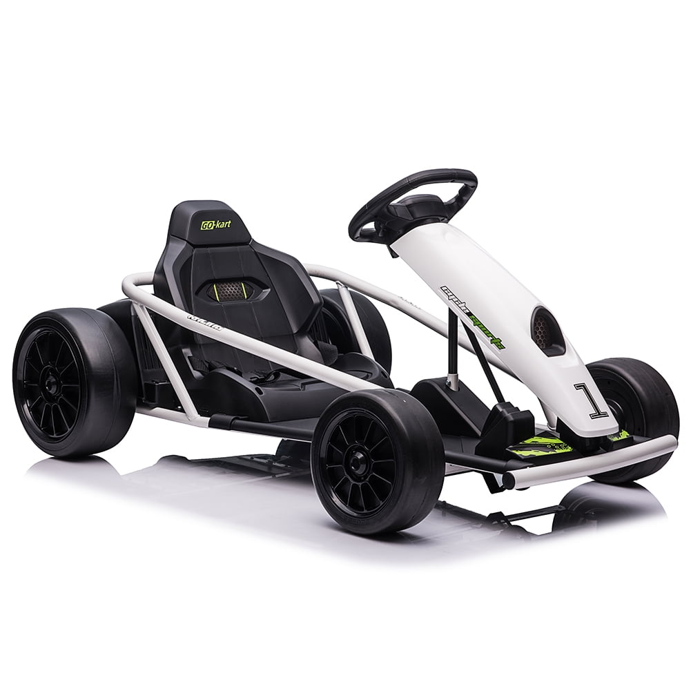 EastVita 24V High Speed Go Kart 300W*2 Extra Powerful Motors 9Ah ...