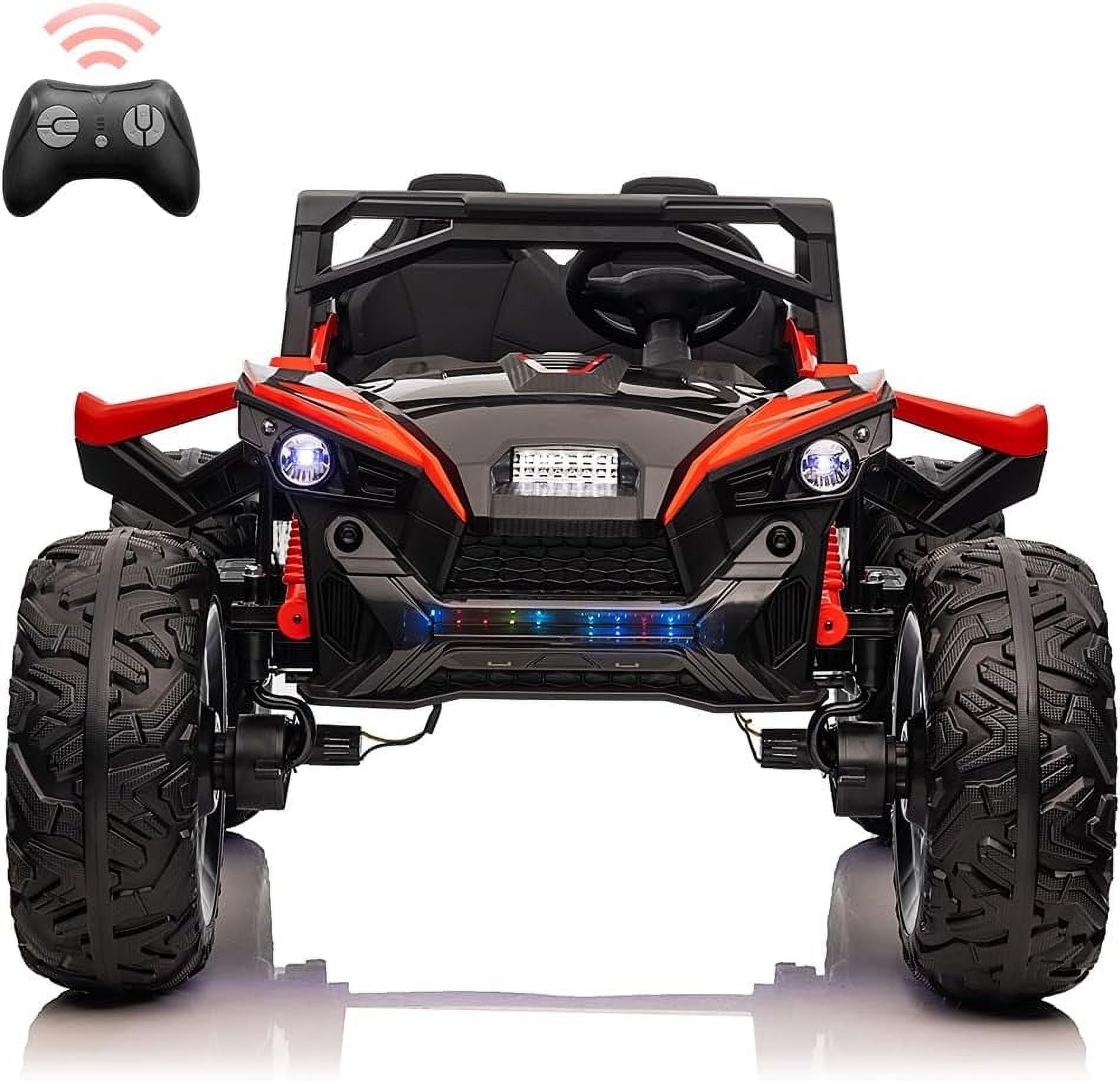 EastVita 24V Ride on Car with ,Extra Large 2 Seat 20.5" Wide Ride on ...