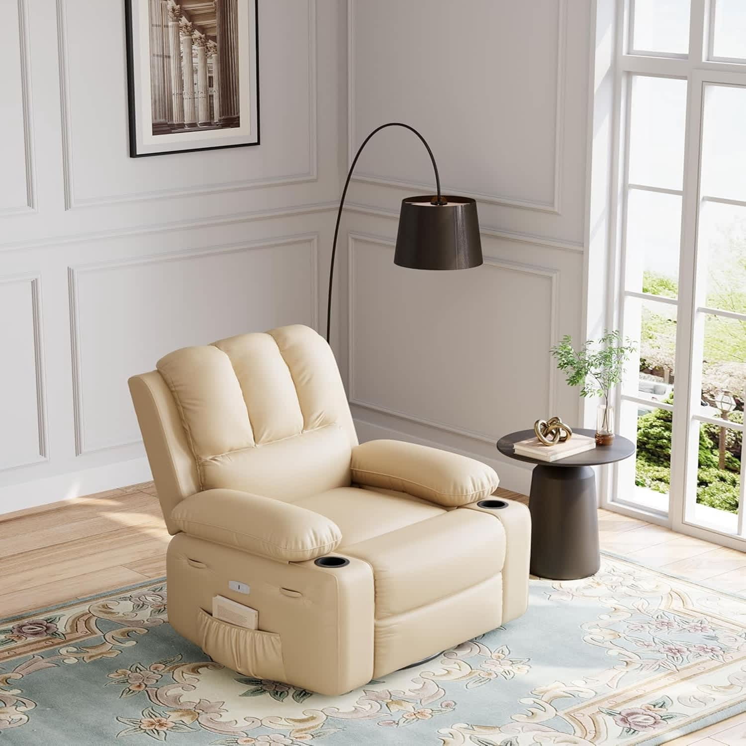 EastVita 26.8 Inch Seat Width Massage Chair Vibration Massage and Heat ...