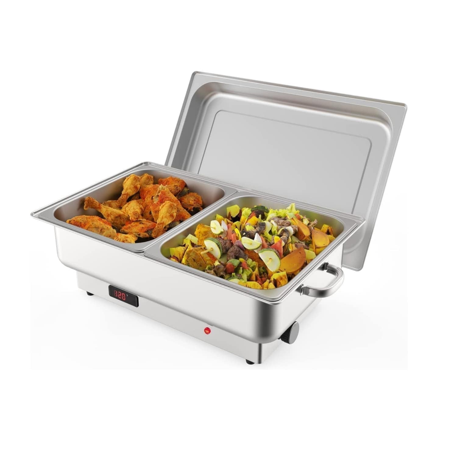 EastVita 2x4.5QT Commercial Electric Chafing Dish Buffet Set 400W ...