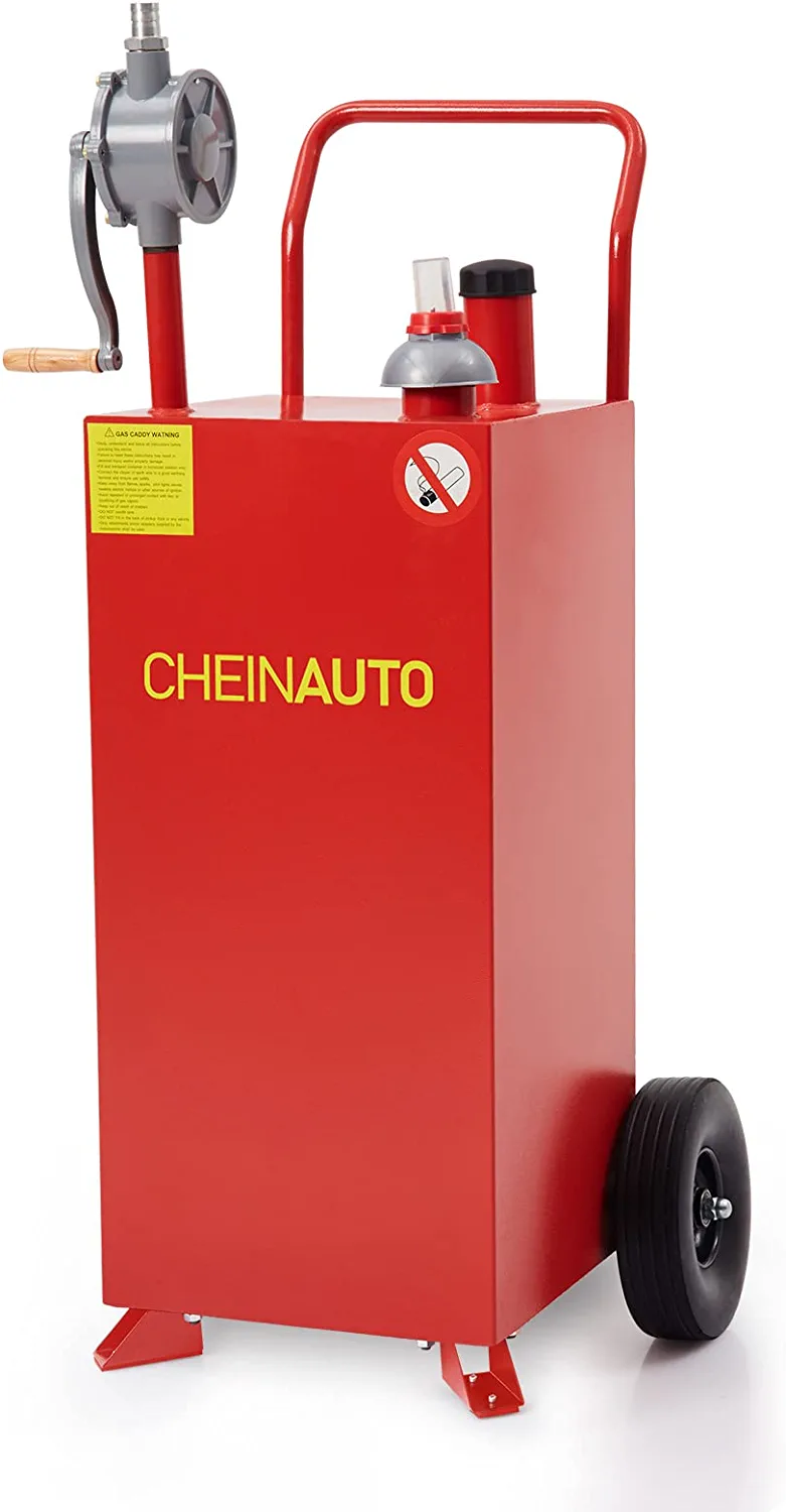 EastVita 30 Gallon Gasoline Fuel Storage Tank, Portable Gas Caddy with ...