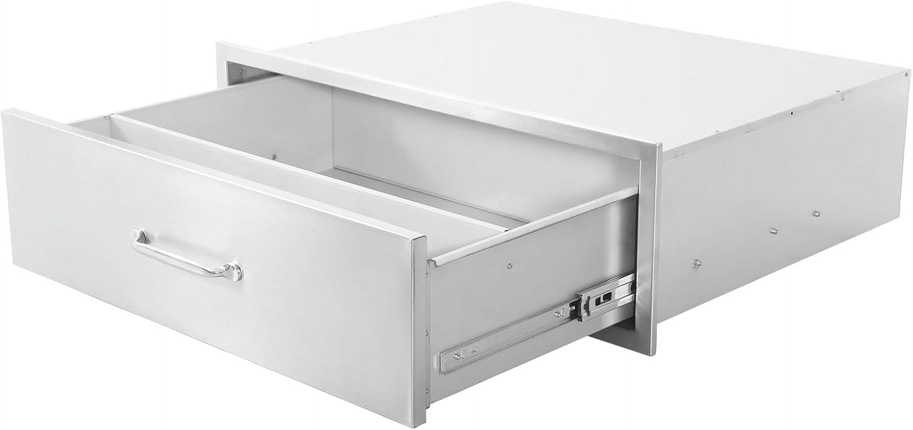 EastVita 30"Wx23"Dx10"H Outdoor Kitchen Drawers, 3-Layer Outdoor ...