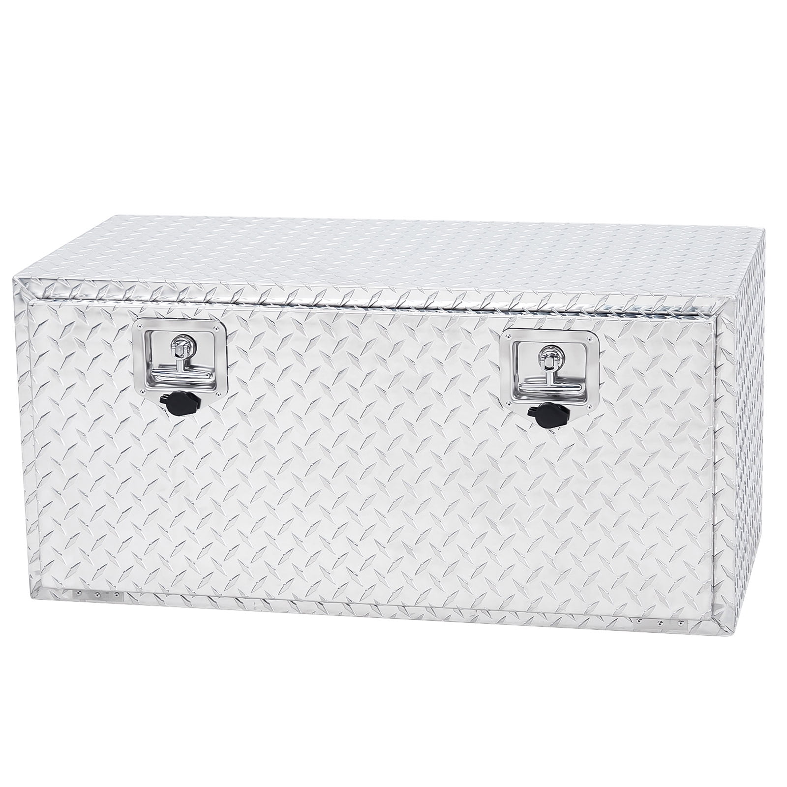 EastVita 36 Inch Heavy Duty Aluminum Diamond Plate Tool Box-Lockable ...