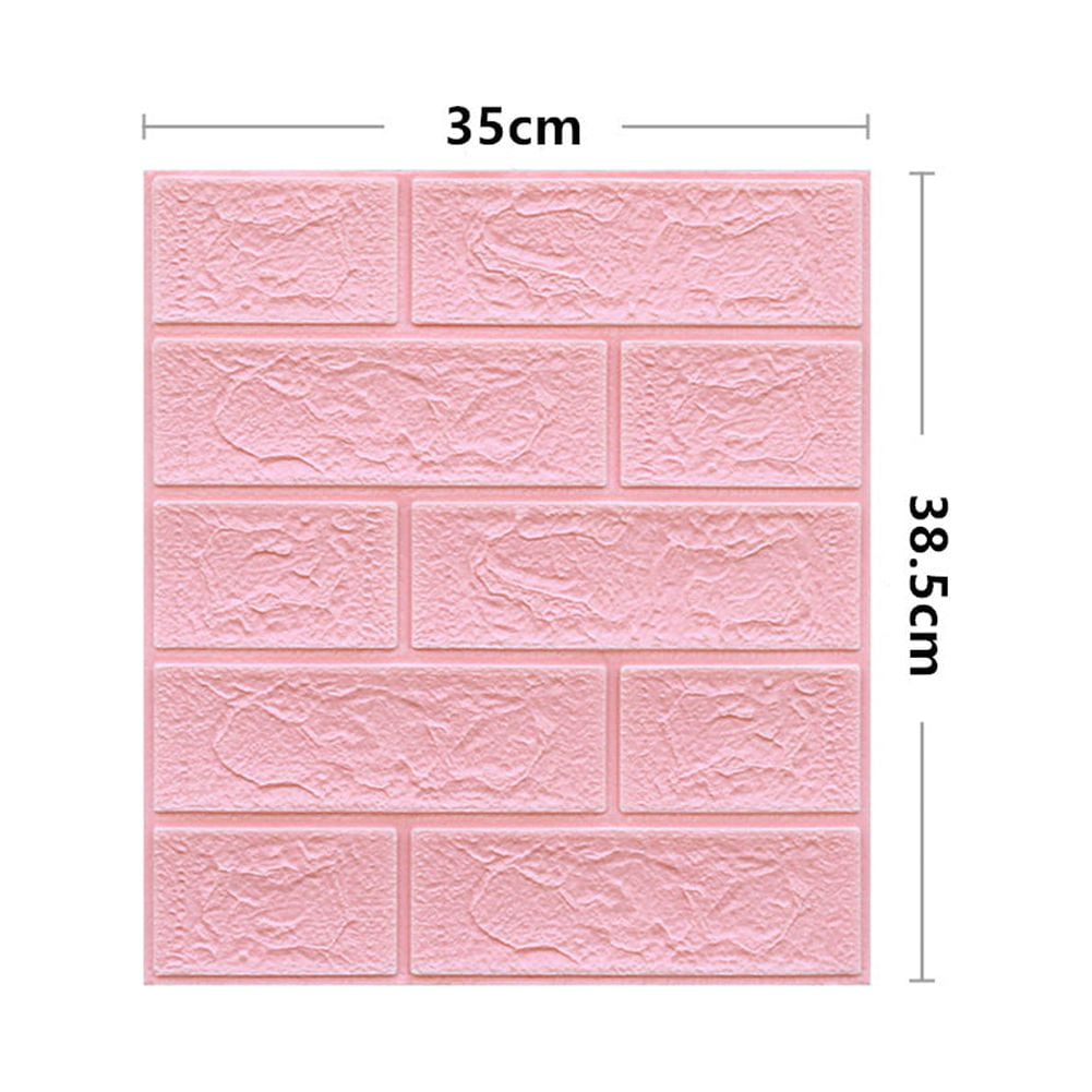 EastVita 3d Three-dimensional Brick Pattern Wall Sticker Self-adhesive ...