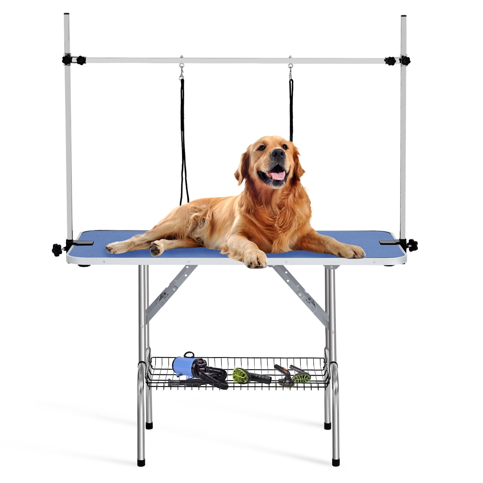 EastVita 48" Dog Grooming Table Adjustable Height Pet Drying Desktop ...