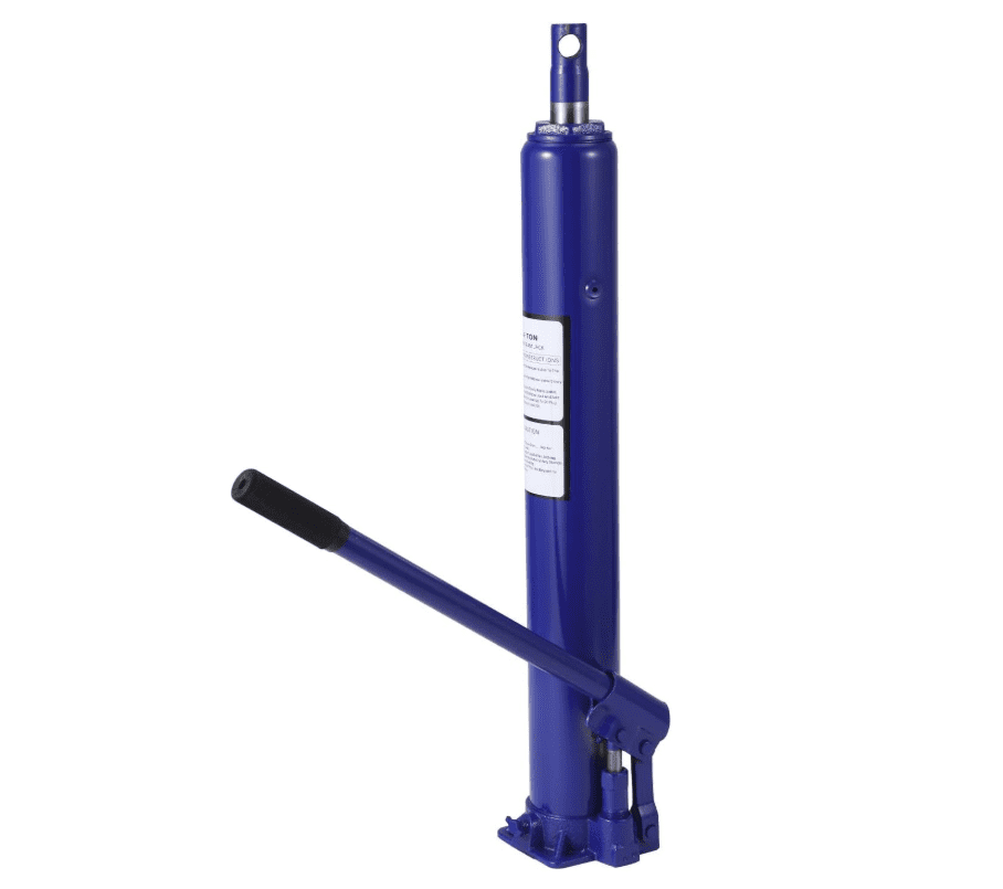 EastVita 4T Hydraulic Long Ram Jack with Single Piston Pump, Flat Base ...