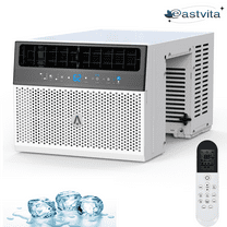 Soleus Air 8000 BTU Saddle Window AC with Wi-Fi, Voice Control & Remote ...