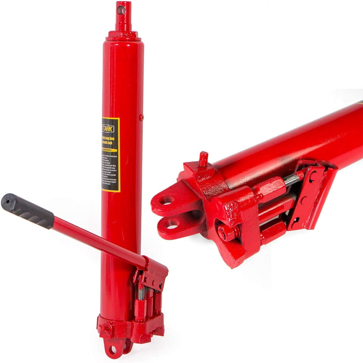 EastVita 8 Ton Long Hydraulic Ram Jack with Handle, Hydraulic Long Ram ...