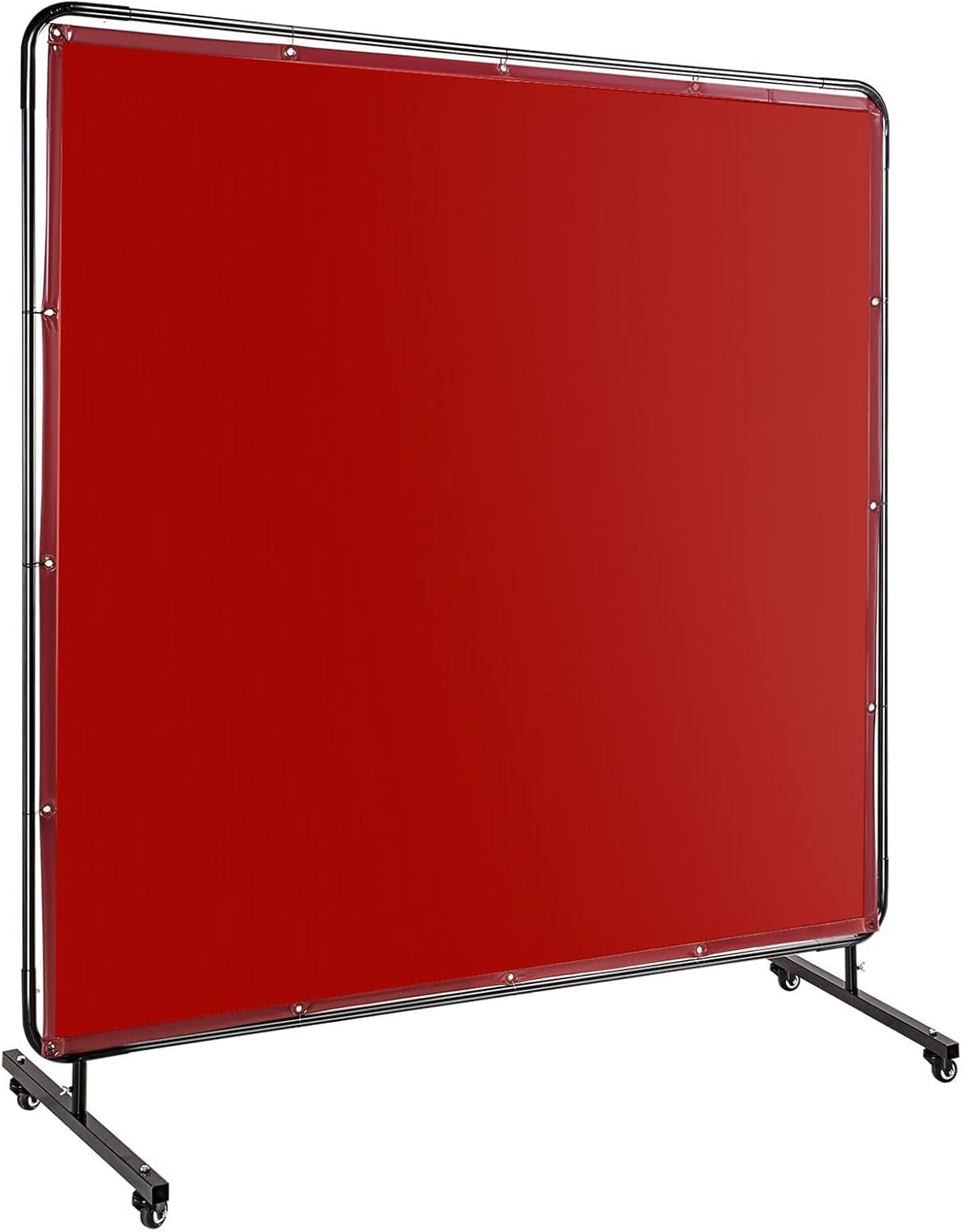 EastVita 8 X 6 FT Vinyl Welding Screen with Frame, Flame-Resistant PVC ...