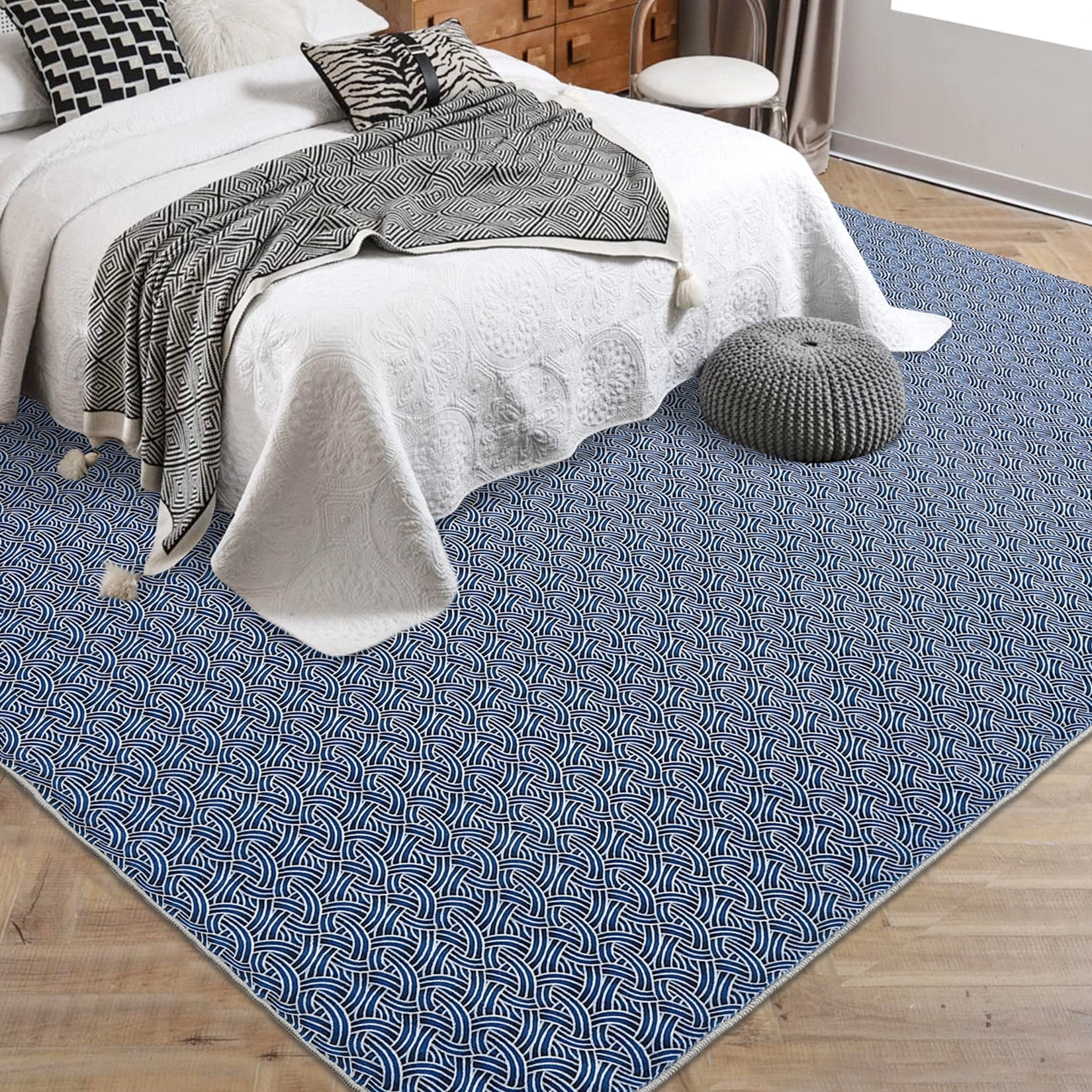 EastVita Area Rugs Carpets 1150Gsm 350Gsm Velvet Pearl Velvet Washed ...