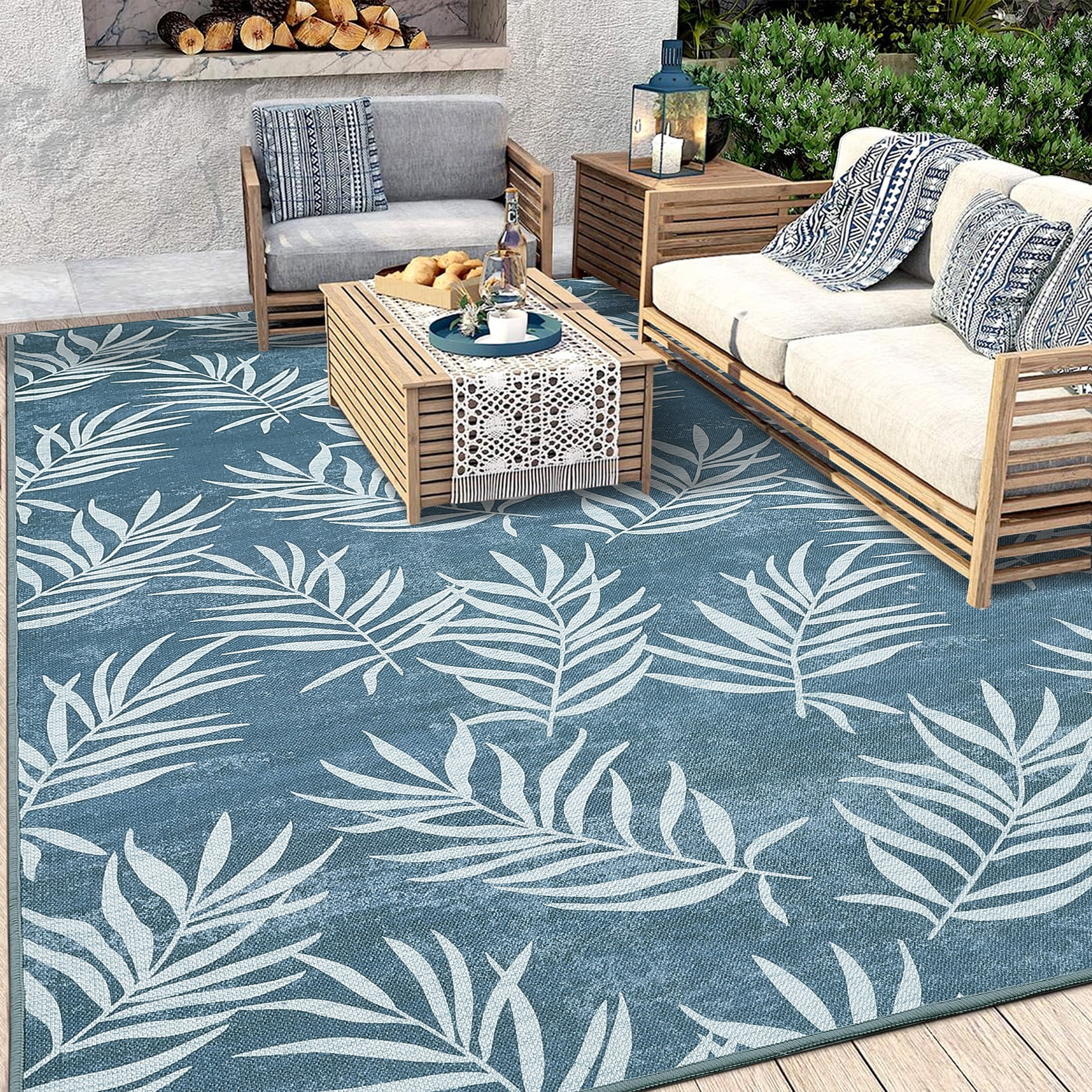 EastVita Area Rugs Carpets 1400Gsm 100% Polyester Honeycomb Washed Back ...