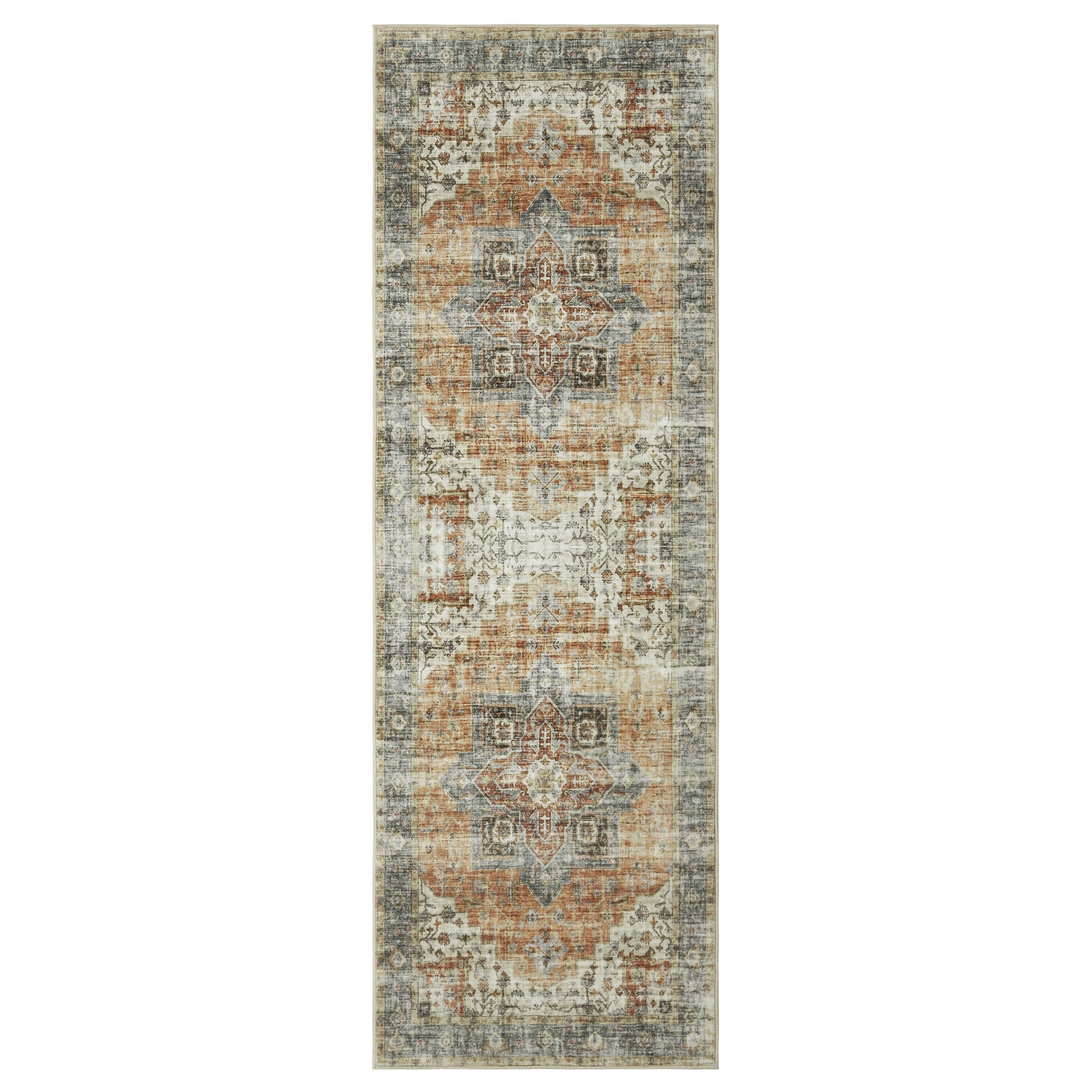EastVita Area Rugs Carpets 2'*6' Runner Rug Vintage Persian Distressed ...