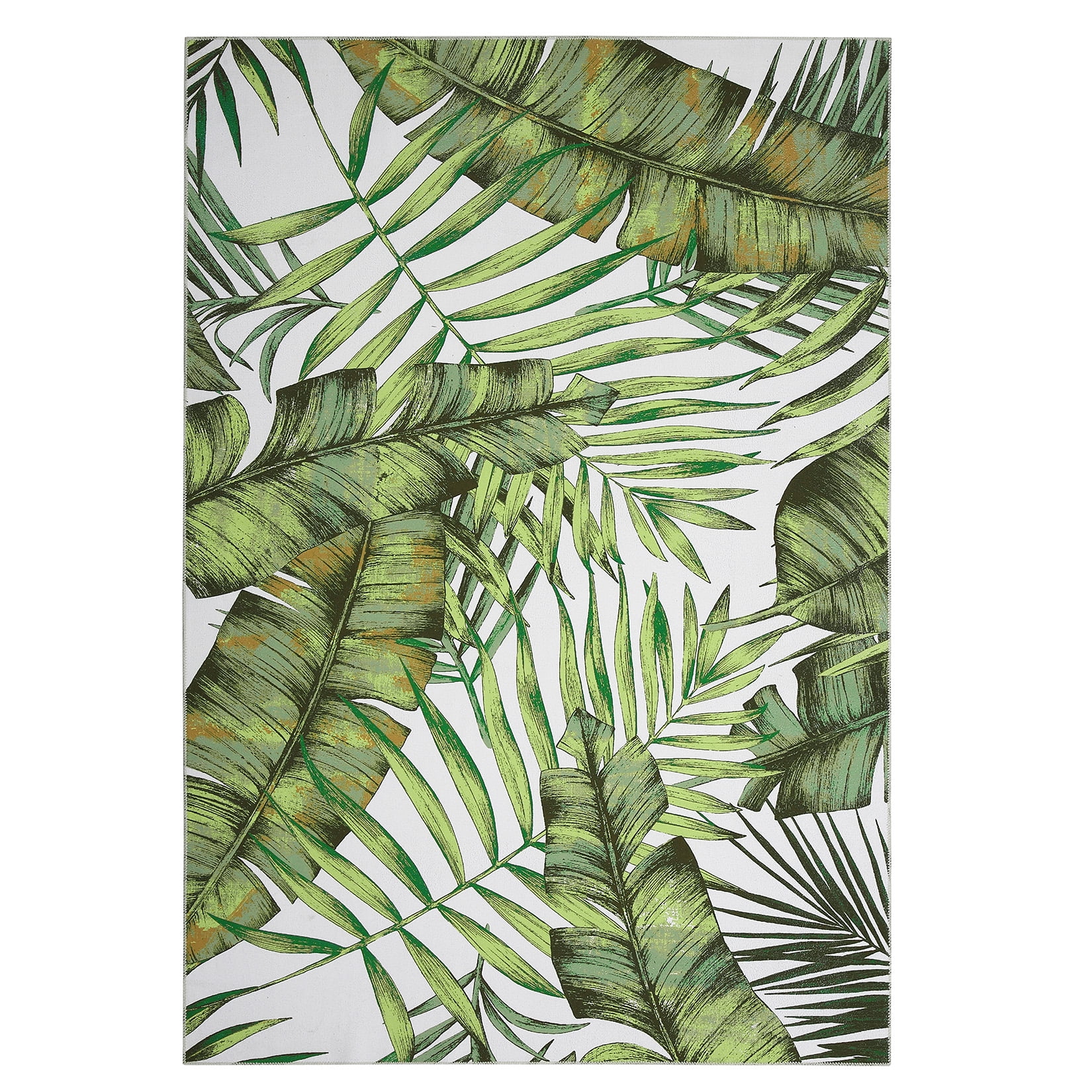 EastVita Area Rugs Carpets 8'*10' Area Rug Palm Tree Leaf Pattern Rug ...