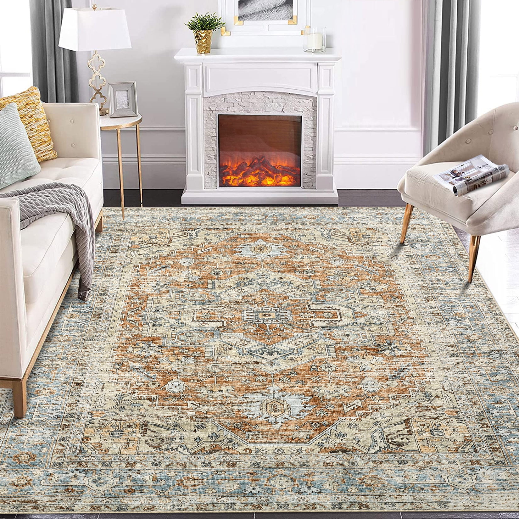 EastVita Area Rugs Carpets 980Gsm 100% Polyester Terry Velvet 200 ...
