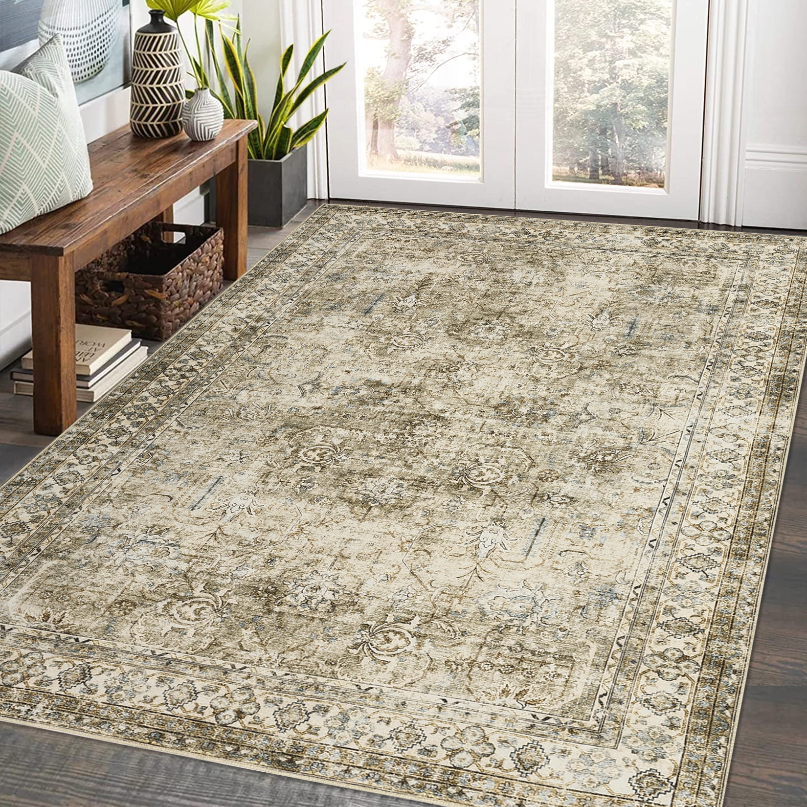 EastVita Area Rugs Carpets 980Gsm 100% Polyester Terry Velvet 200 ...