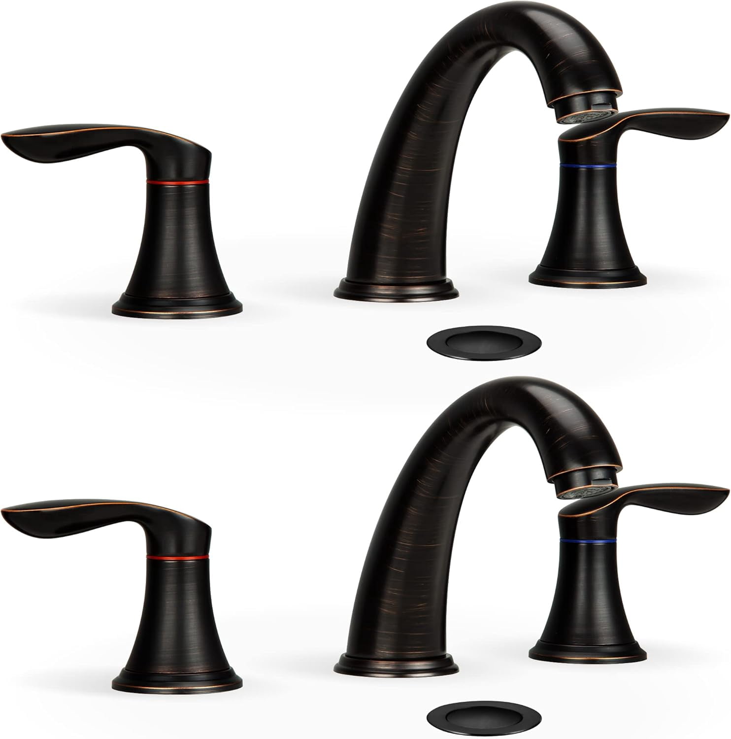EastVita Bathroom Sink Faucet Faucet for Bathroom Sink Widespread ORB ...