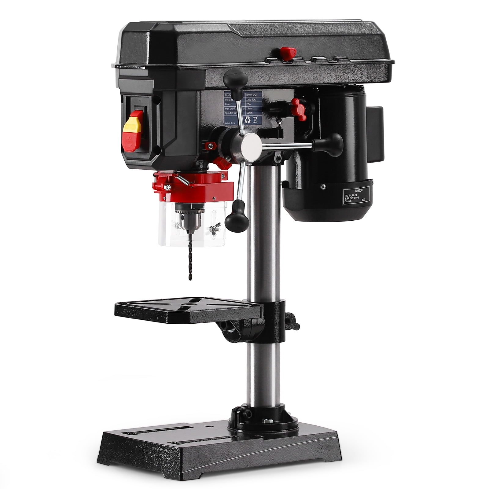 EastVita Benchtop Drill Press, 2.5Amp Benchtop Drill Machine with 5 ...