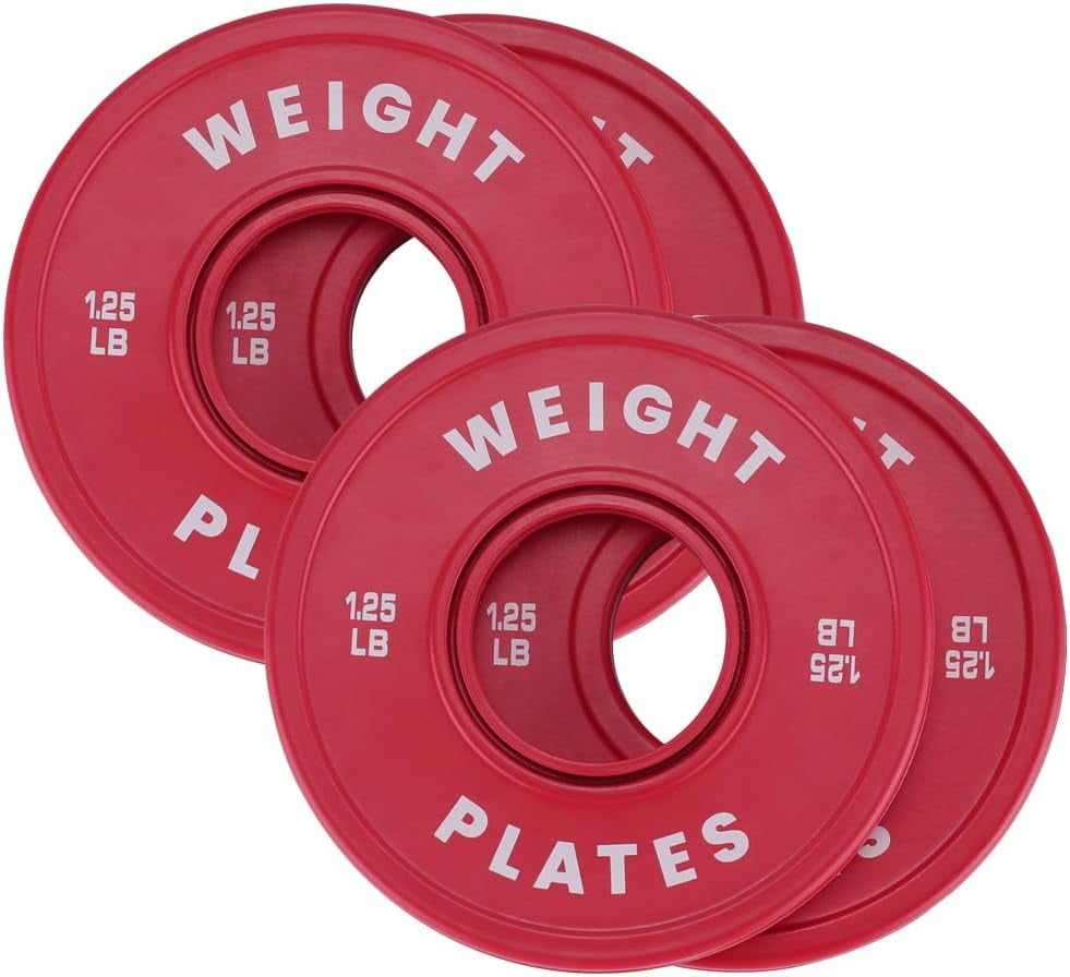 EastVita Bumper Plates,2 inch Rubber Weight Plates,1.25 LB-10 LB Plates ...
