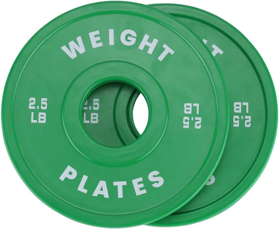 EastVita Bumper Plates,2 inch Rubber Weight Plates,1.25 LB-10 LB Plates ...