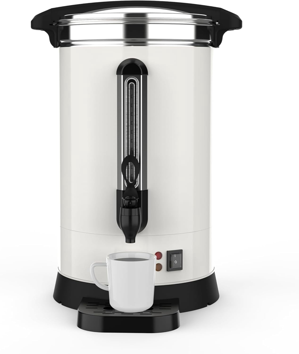 EastVita Commercial Coffee Urn - 14L Double Wall Stainless Steel Large ...