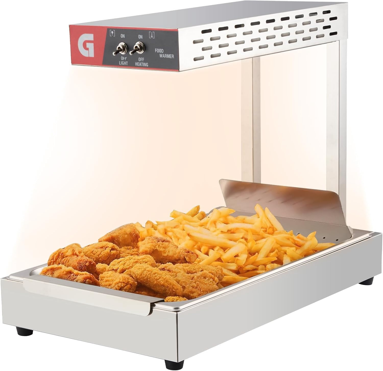 EastVita Commercial Food Heat Lamp 750w,Electric Stainless Steel French ...