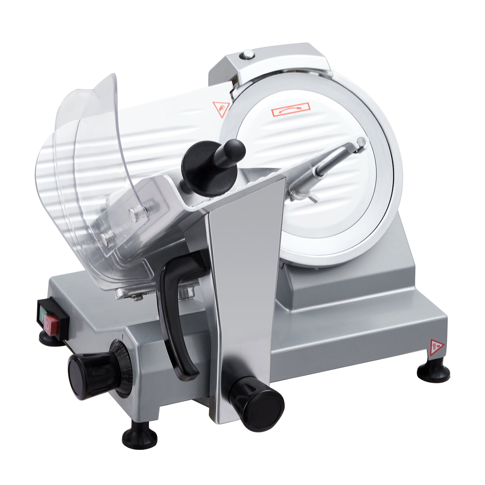 EastVita Commercial Meat Slicer, 10" Steel Blade, 210W Motor, 0-12mm ...