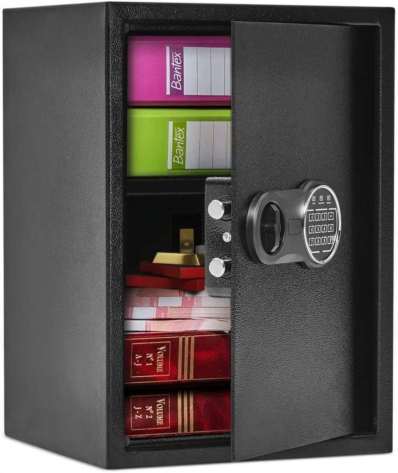 EastVita Digital Security Safe Box with Keypad Lock, Double Safety Key ...