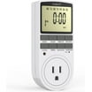 BN-LINK 7 Day Heavy Duty Digital Programmable Dual Outlet Timer - 2 ...