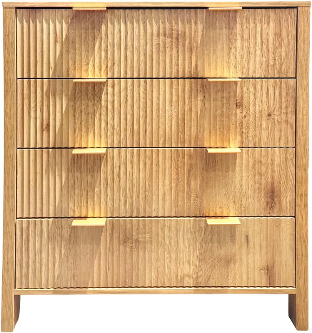 EastVita Dressers Chests of Drawers,MDF Board Chest of Four Drawers ...