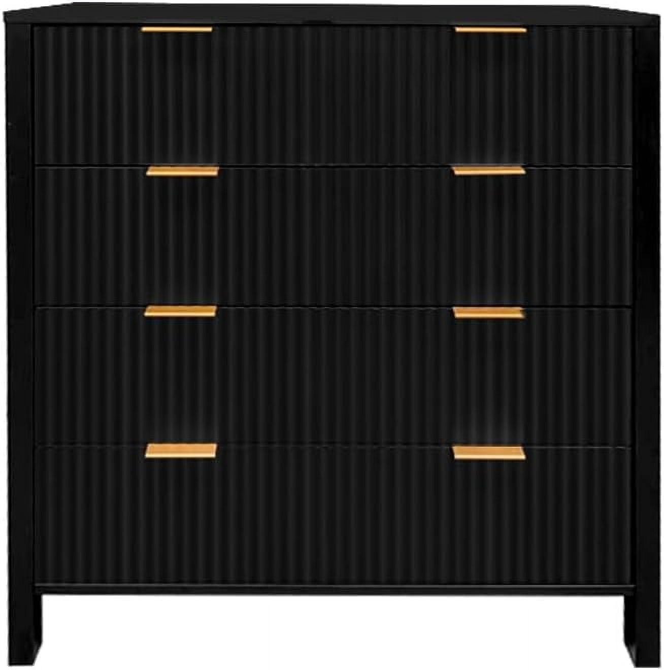 EastVita Dressers Chests of Drawers,MDF Board Chest of Four Drawers ...