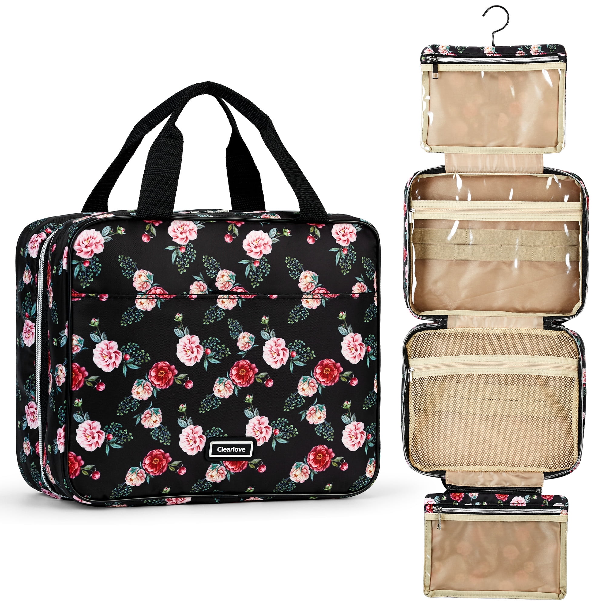 EastVita Portable Hygiene Travel Kit: Hanging Toiletry Bag, 4 ...
