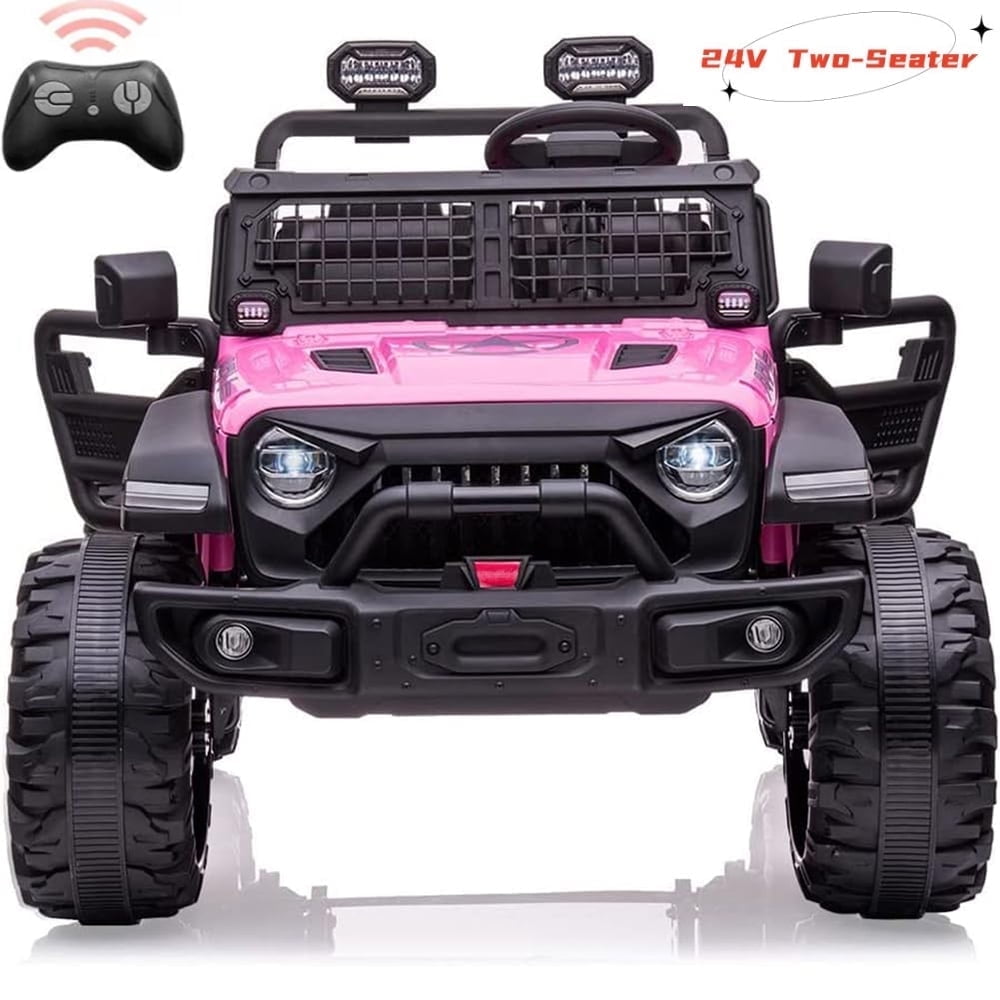 EastVita Kids 24V Ride on Car with Electric Remote Control Dual Drive ...