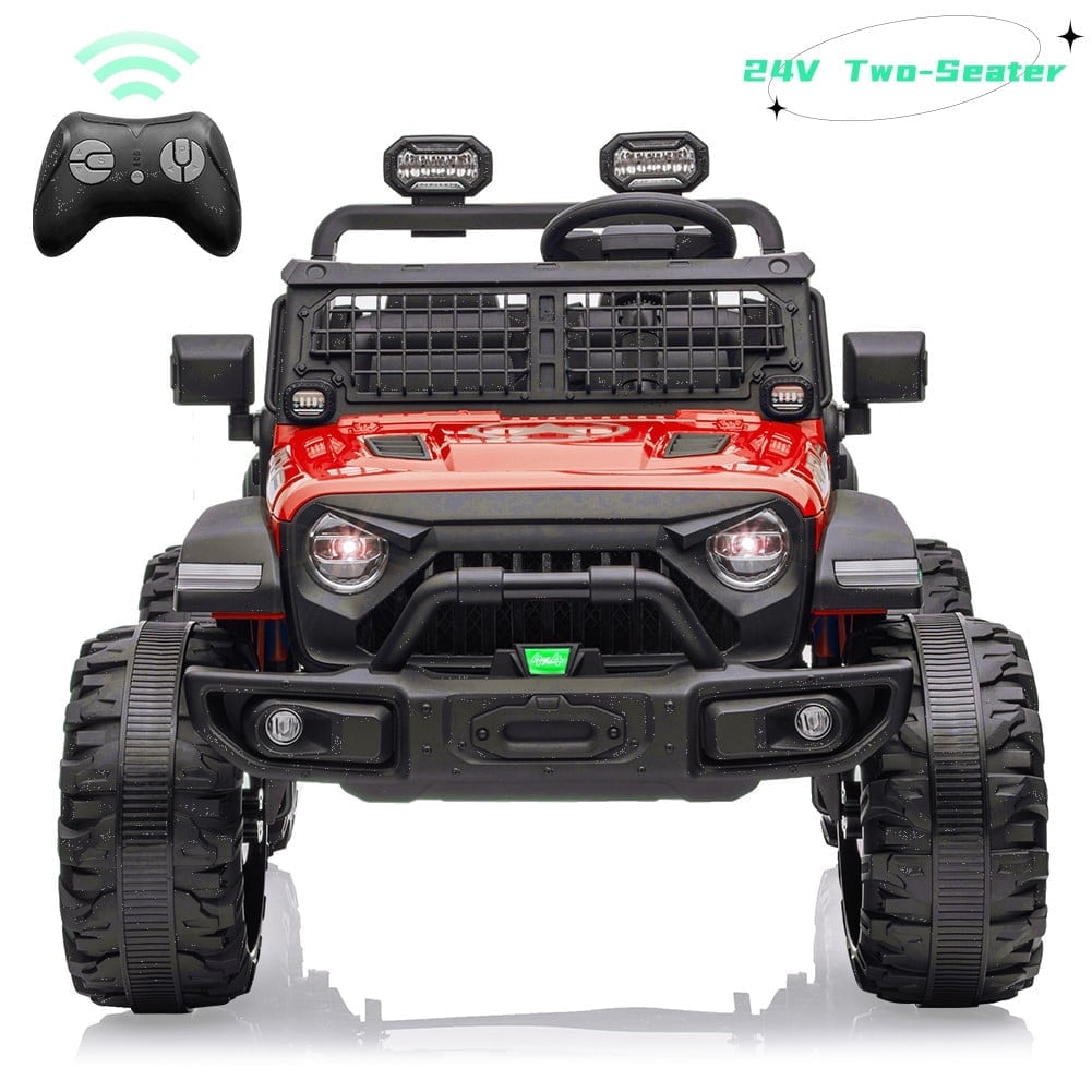 EastVita Kids 24V Ride on Car with Electric Remote Control Dual Drive ...