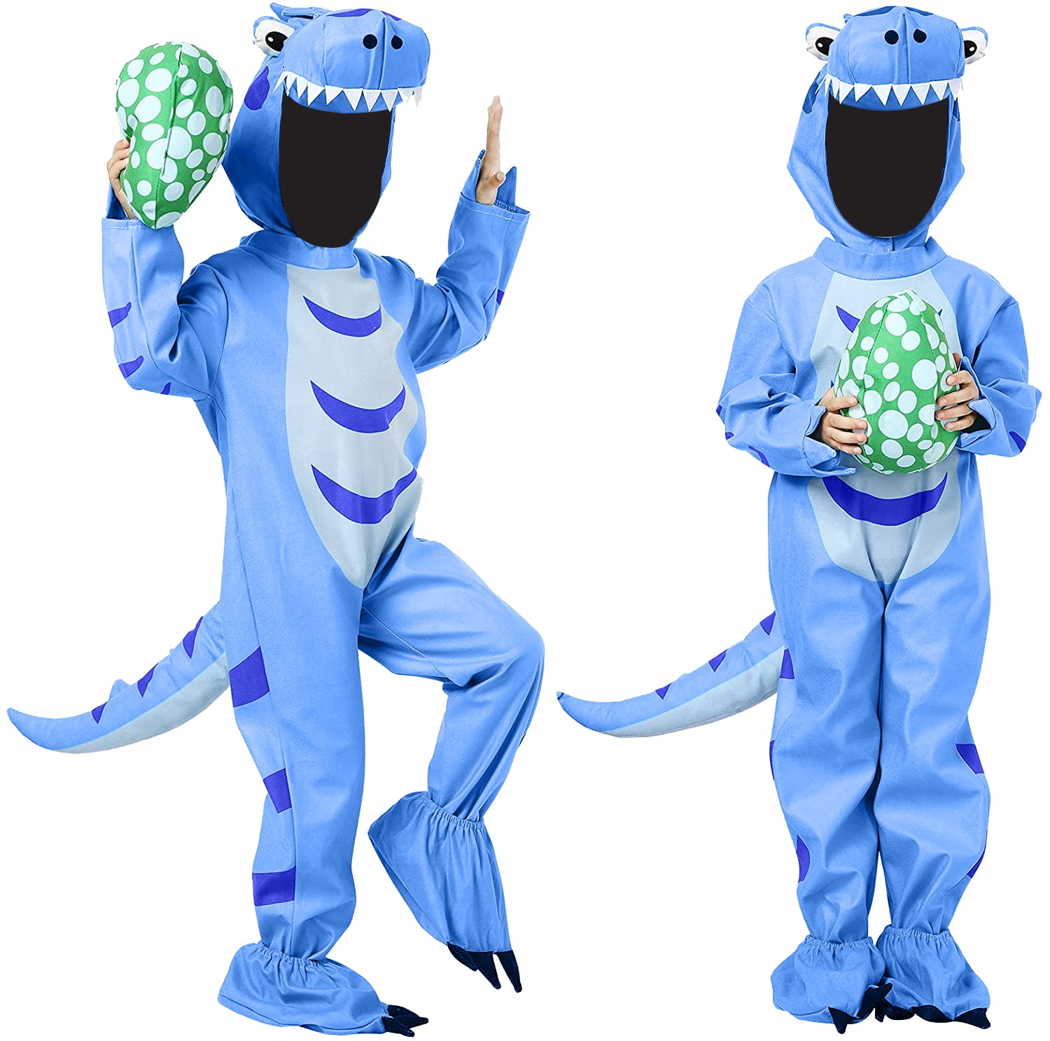 EastVita Kids Dinosaur Costume for Halloween Child Dinosaur Dress Up ...