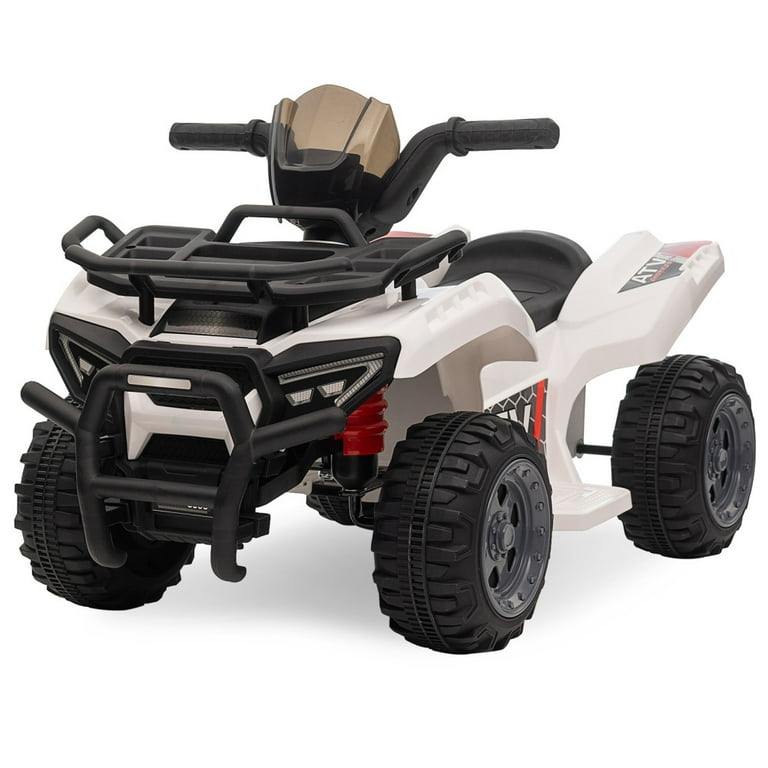 EastVita Kids Ride on Atv 4 Wheeler 6V Ride on Toy Car for Toddlers w Music 1.8 Mph Max Speed Wear Resistant Wheels Battery Powered Toddler Cars Walmart