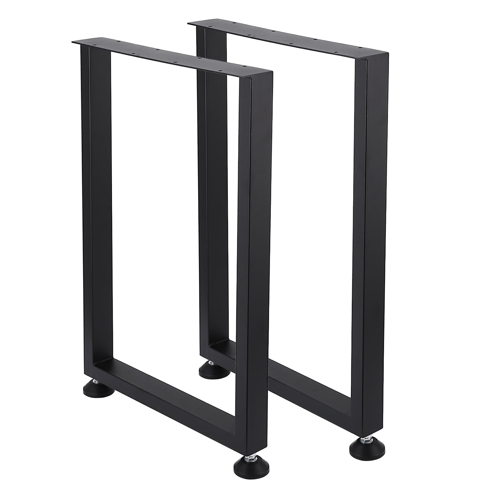 EastVita Metal Table Legs - 17.7" H x 14.5" W, Heavy Duty, Adjustable ...