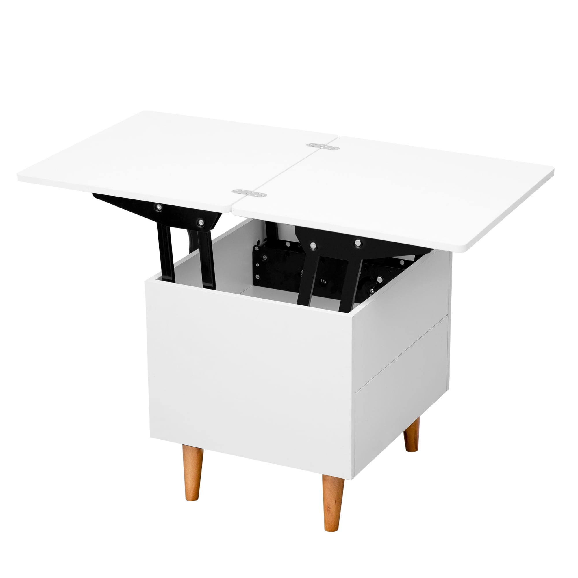 EastVita Modern Multi-functional Coffee Table with Storage Drawers ...